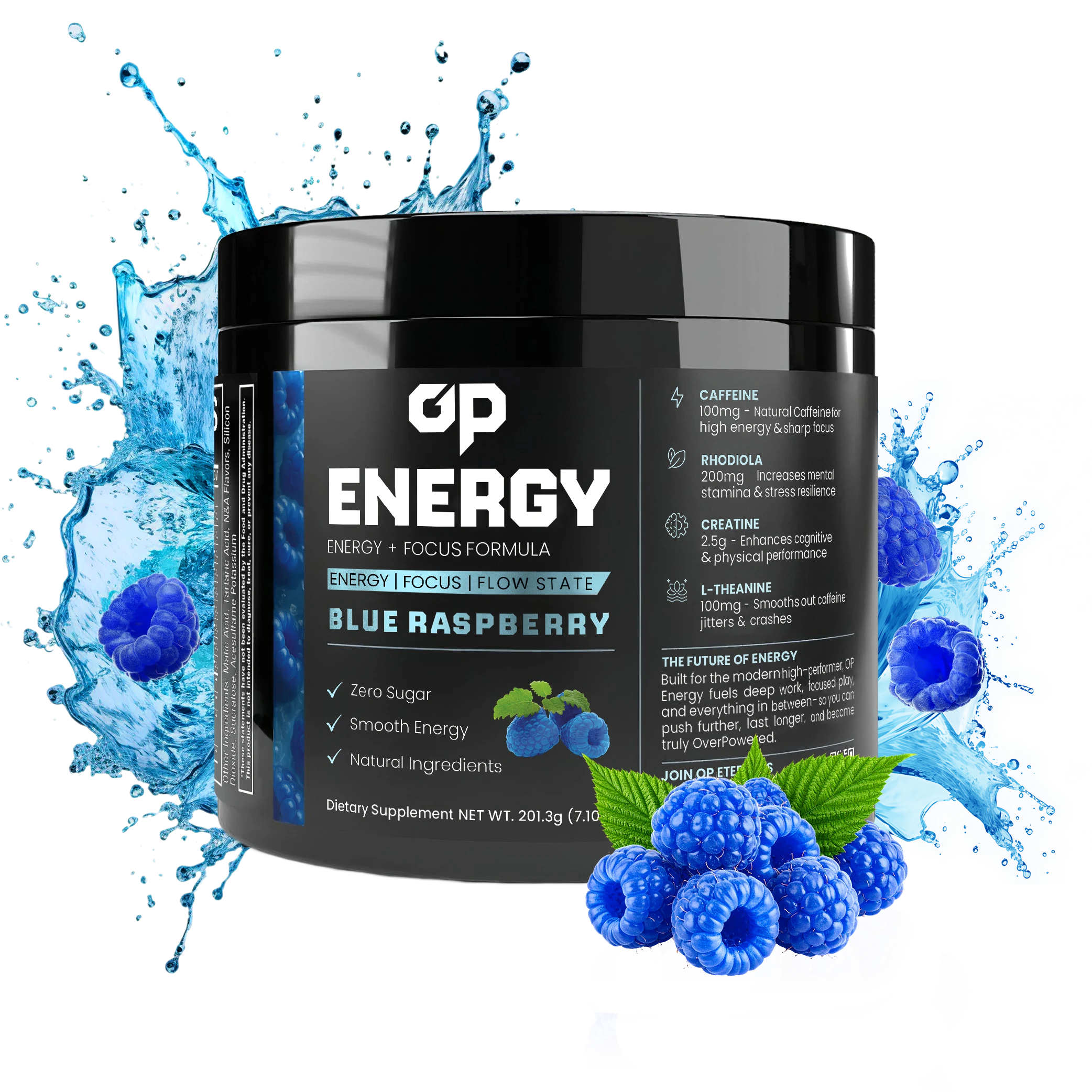 Blue Raspberry | OP Energy Drink | Order Online